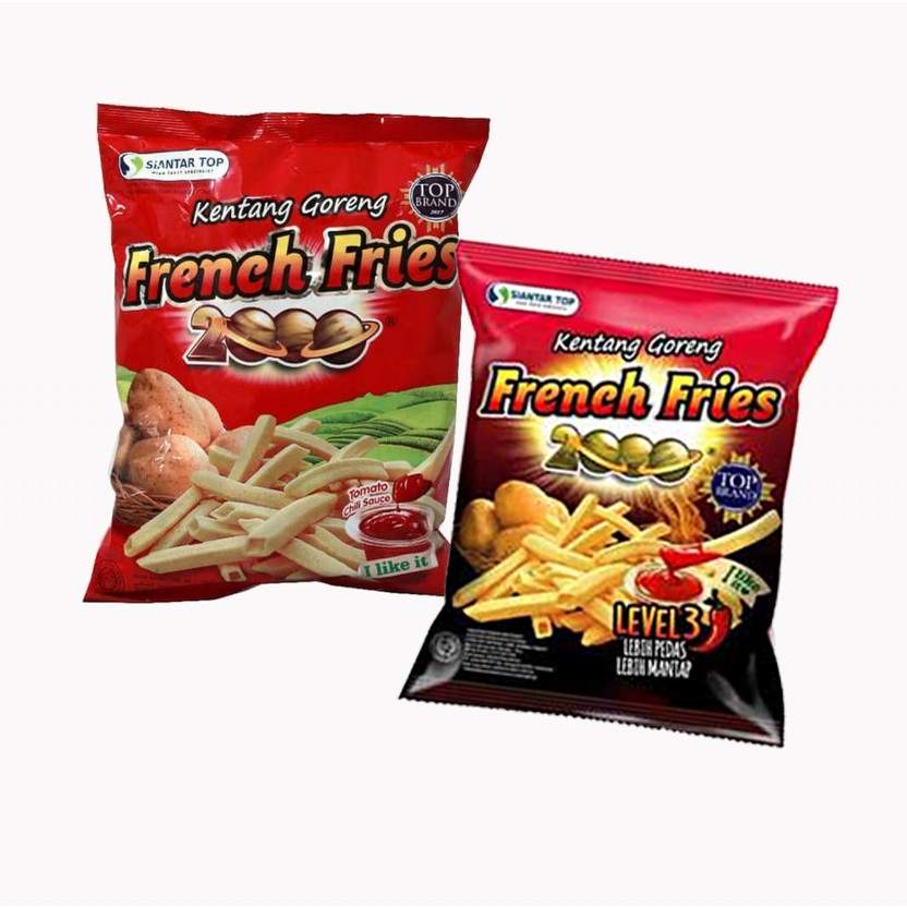 Jual Siantar Top French Fries 2000 60gr - Tomato Chili / Level 3 pedas ...
