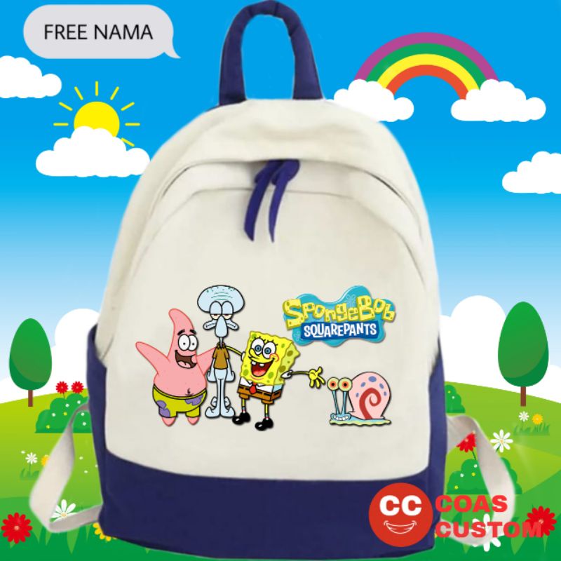 Jual TAS SPONGEBOB TAS ANAK SEKOLAH | Shopee Indonesia