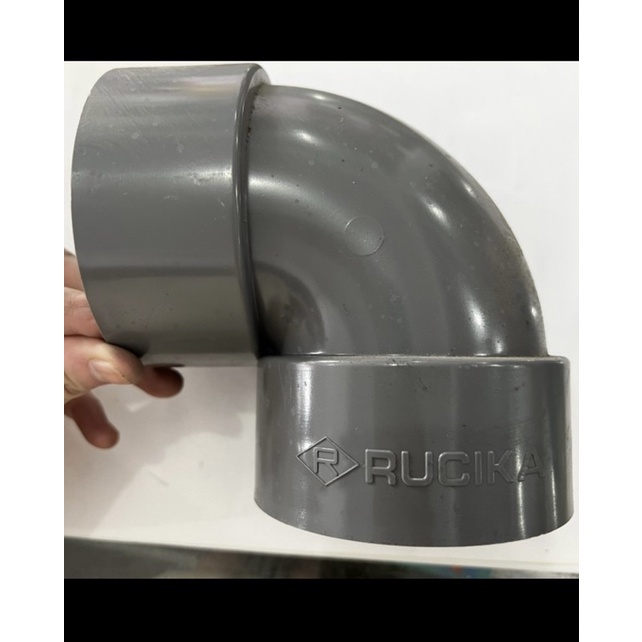 Jual fitting pipa pvc elbo / elbow / keni ukuran 3 inci Rucika | Shopee ...