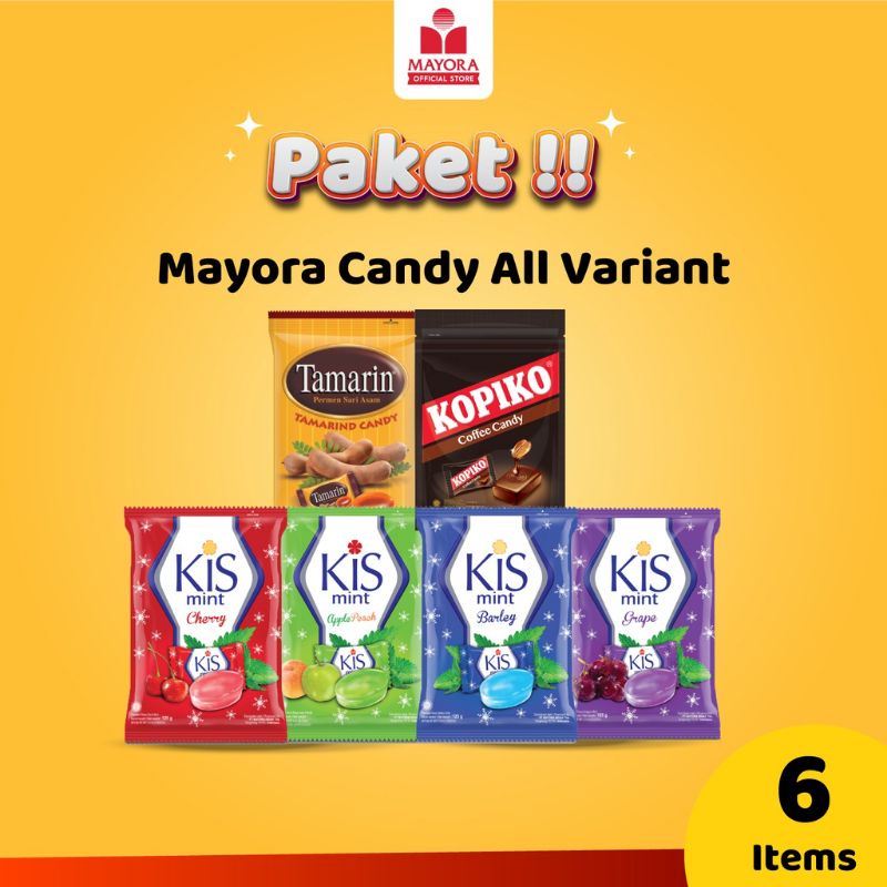 Jual Mayora Permen Kopiko, Permen Kiss Grape, Kiss Barley | Shopee ...