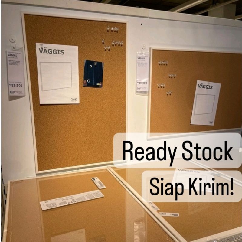Jual PAPAN MEMO NOTE TUSUK PUSHPIN GABUS BOARD IKEA 58x39 cm VAGGIS ...