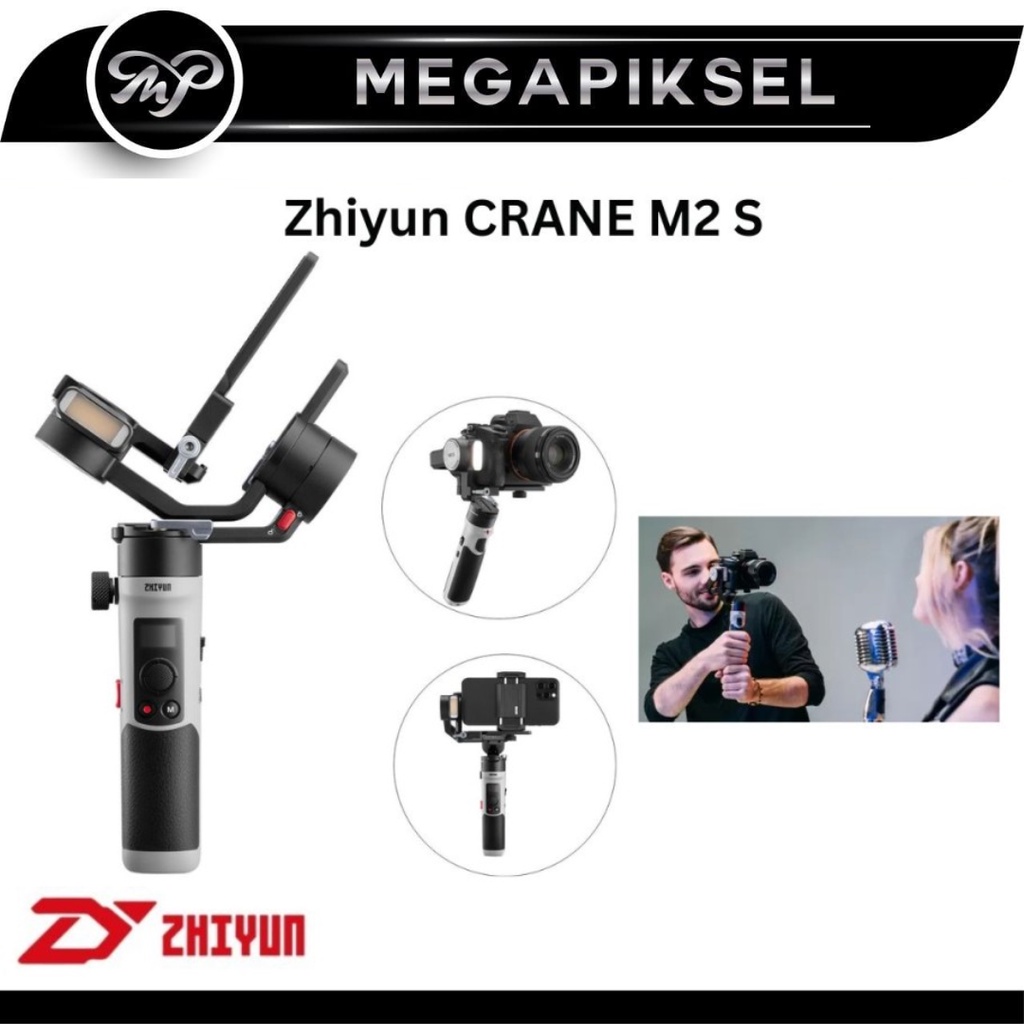 Jual Zhiyun Crane M2S 3-Axis Gimbal Stabilizer HP Camera | Shopee Indonesia