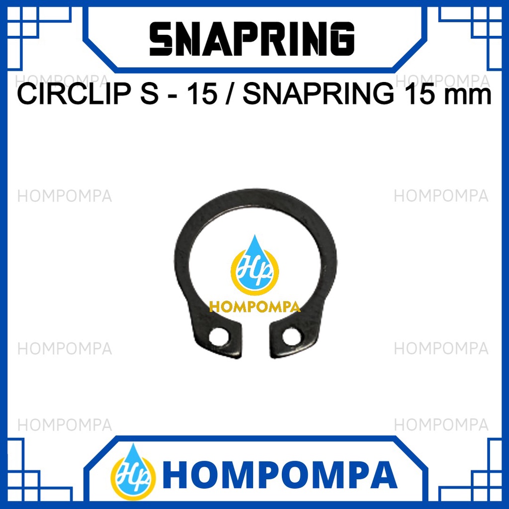 Jual SNAPRING S15 SNAP RING S 15 ADT - AS 15mm SPAREPART POMPA AIR KLIP ...