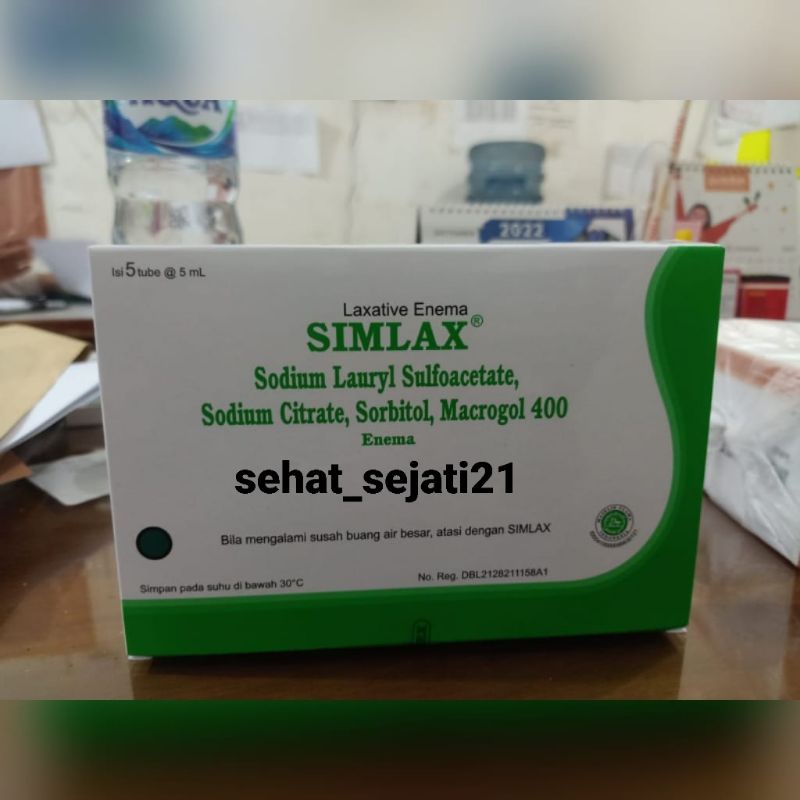 Jual SIMLAX LAXATIVE GEL 5ML OBAT PENCAHAR SEMBELIT SUSAH BAB (BOX ISI ...