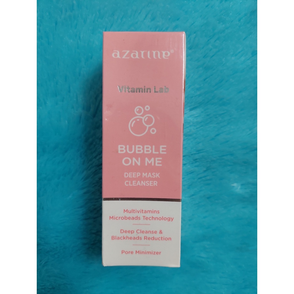 Jual Azarine Vitamin Lab Bubble on Me Deep Mask Cleanser 60ml | Shopee ...