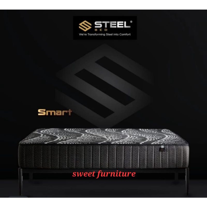 Jual kasur matras full busa 5 kaki steel bed smart (soft) tanpa per ...