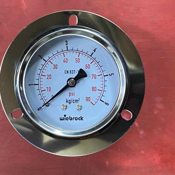 Jual WIEBROCK 2.5" kg / psi Payung back mount manometer Pressure gauge ...