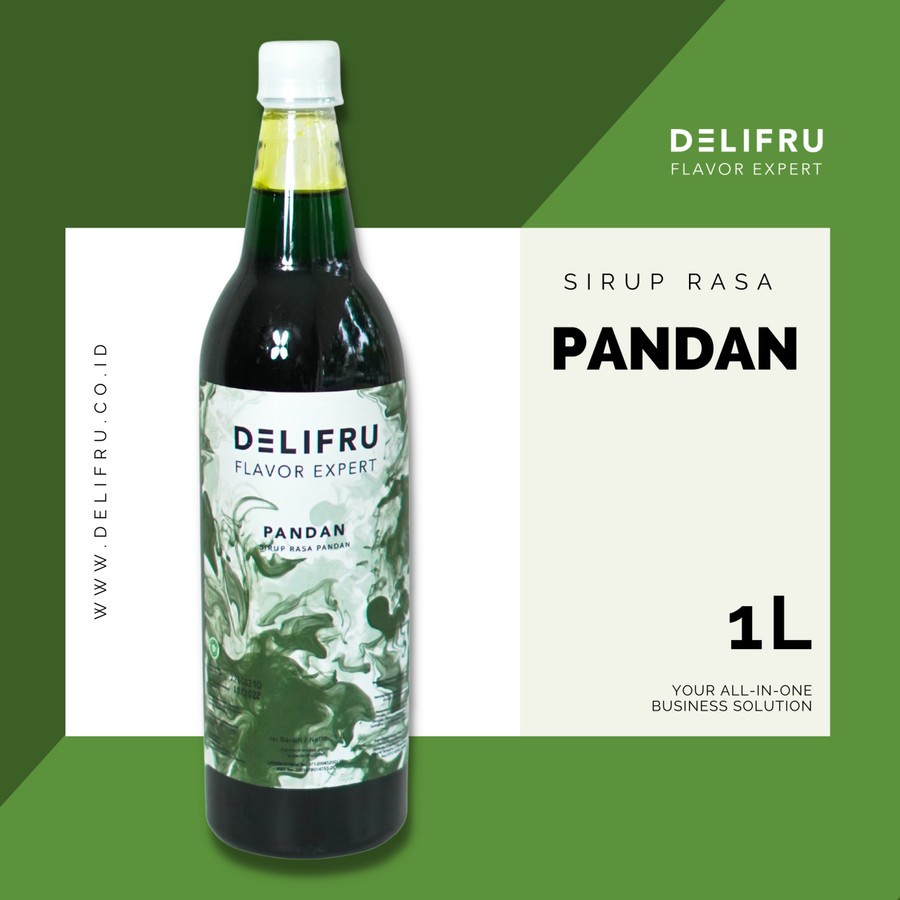 Jual Pandan Syrup Delifru 1 Liter | Shopee Indonesia