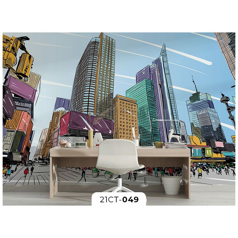Jual Wallpaper Dinding Tema Perkotaan - Wallpaper Tema Korean Street ...