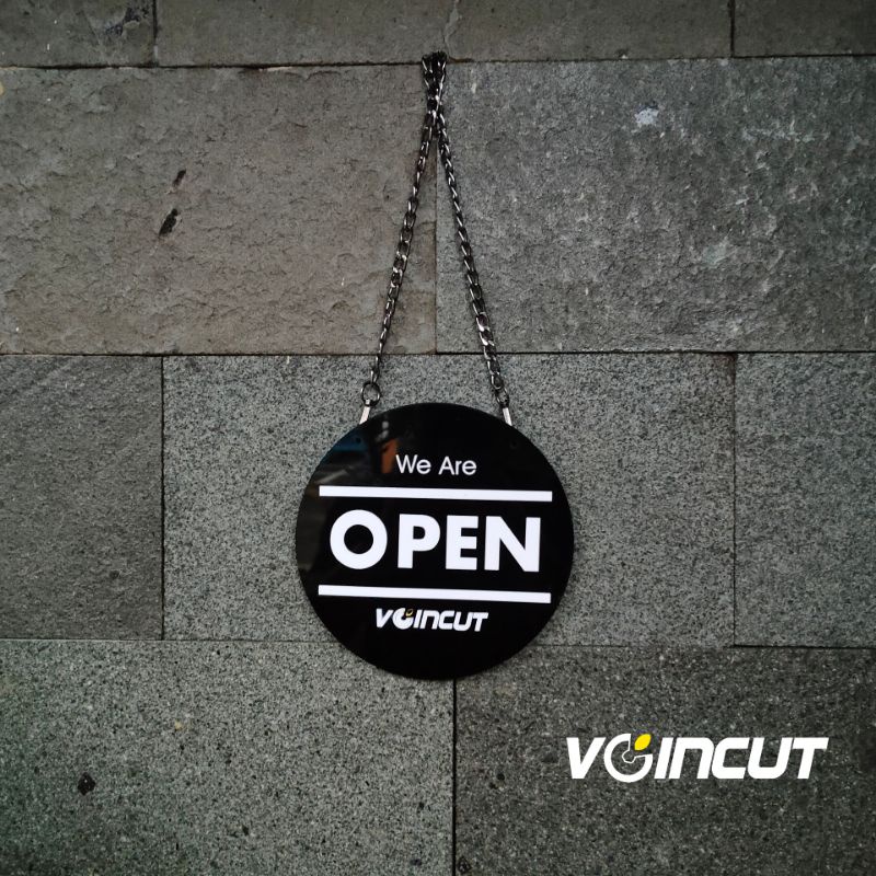 Jual AKRILIK OPEN CLOSE TIMBUL GANTUNGAN FULL AKRILIK TIMBUL | Shopee ...
