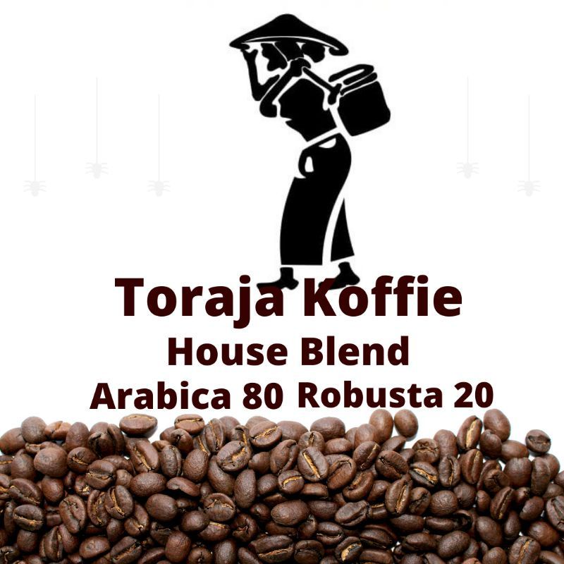 Jual Toraja Koffie House Blend Kopi Arabica Toraja Kopi Robusta Toraja ...