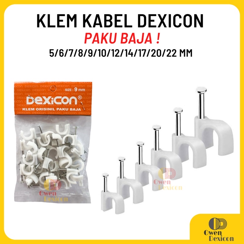 Jual KLEM KABEL PAKU BAJA ASLI DEXICON UKURAN NO 5 6 7 8 9 10 12 14 17 ...