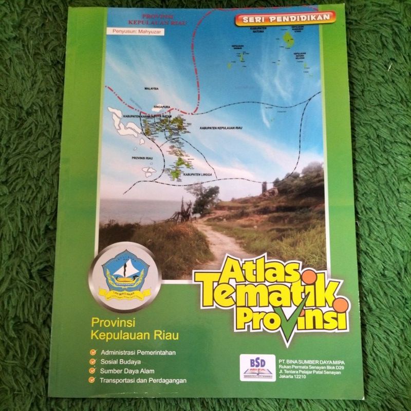 Jual BUKU ORIGINAL PETA ATLAS TEMATIK PROVINSI KEPULAUAN RIAU | Shopee Indonesia