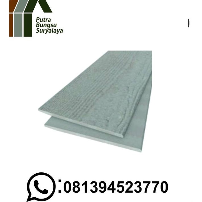 Jual List Plank/ Lisplang GRC Motif Kayu/ Polos 30 Cm x 3 Meter ...