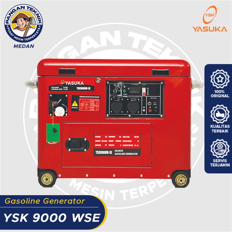 Jual Genset | Alat Pembangkit Listrik Yasuka YSK 9000W-SE | Shopee ...