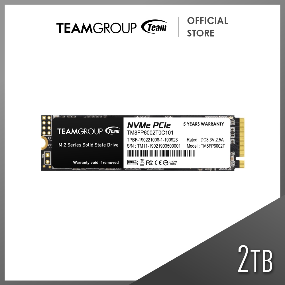 Jual Teamgroup SSD M.2 2280 PCI-e 3.0 x4 with NVMe MP33 2TB ( 2000GB ...