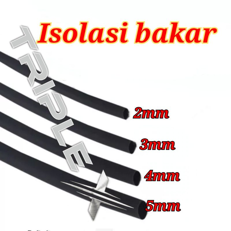 Jual isolasi bakar heat shrink heatshrink het sring kabel pelindung ...