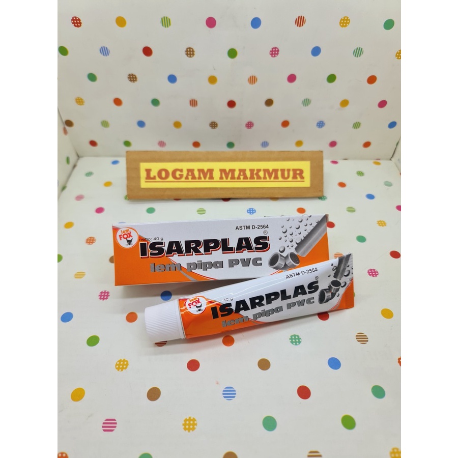 Jual LEM PIPA PVC ISARPLAS TUBE 40GR | Shopee Indonesia
