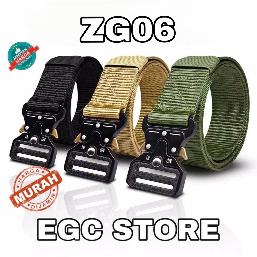 Jual IKAT PINGGANG TACTICAL NYLON CANVAS / SABUK PRIA GESPER ( BESI ...