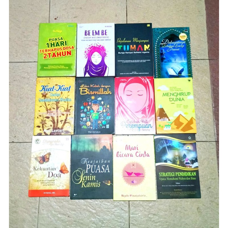 Jual OBRAL BUKU MURAH // BUKU BACAAN AGAMA // BACAAN ISLAMI // NOVEL ISLAMI // MOTIVASI ISLAMI ...
