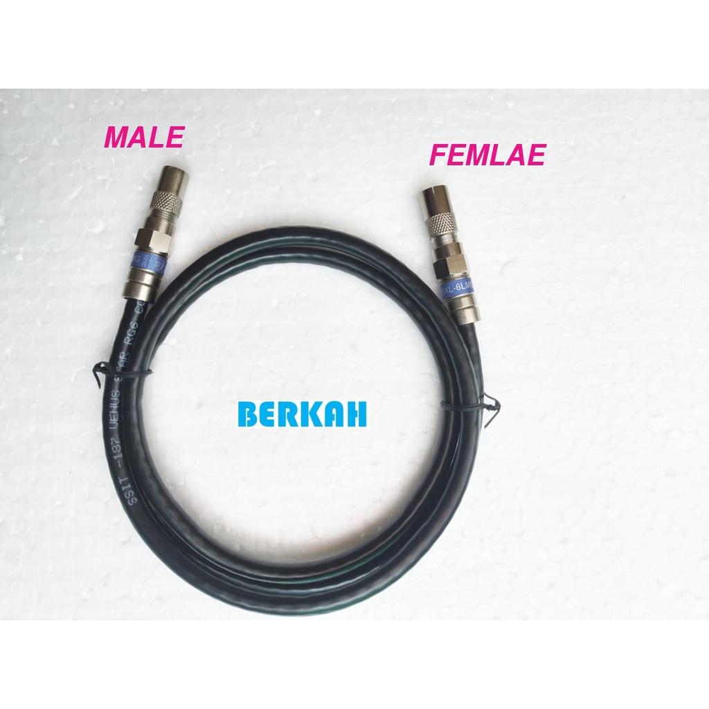 Jual kabel loop out antena set top box kabel jumper 2 Meter | Shopee ...