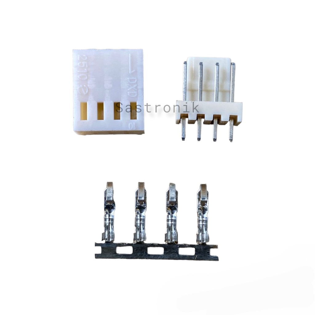Jual soket MOLEX 2510 kf2510 4pin ready | Shopee Indonesia