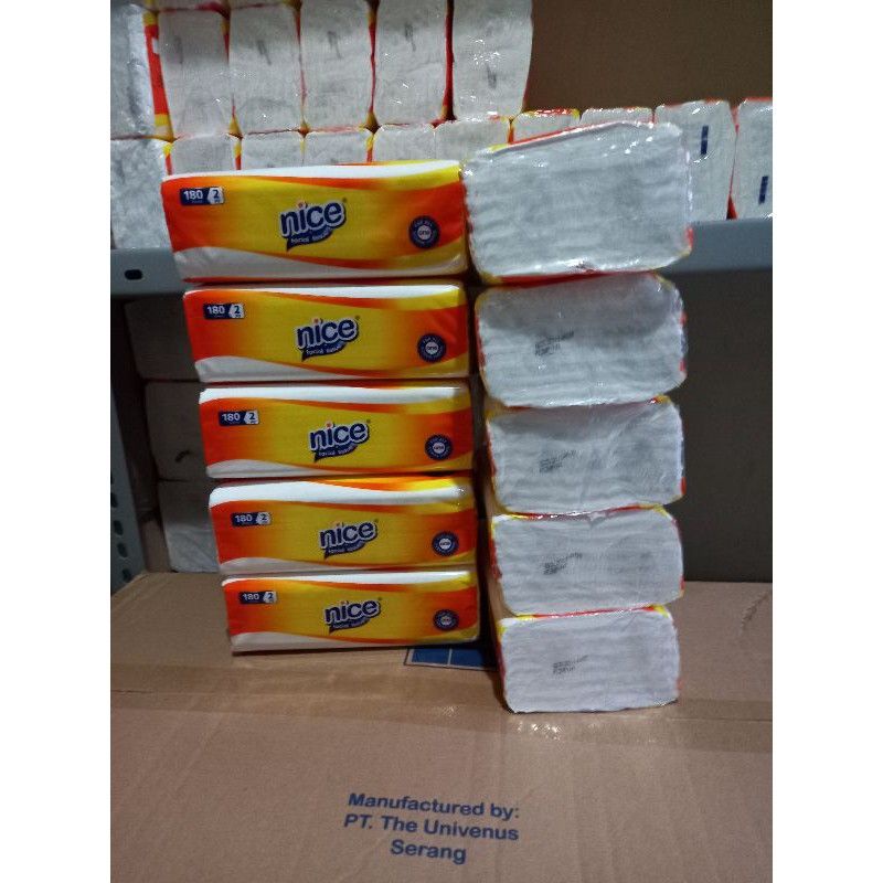 Jual tisue nice 180 sheet paket isi 10 pack | Shopee Indonesia