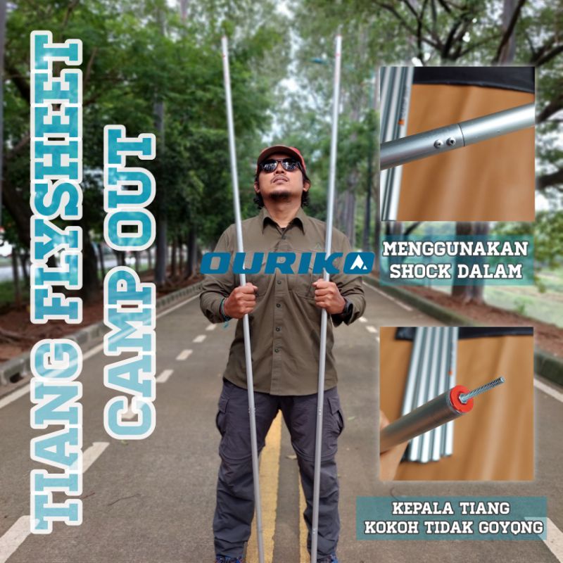 Jual Tiang flysheet camp out - Tiang flysheet alumunium - Tiang tenda ...