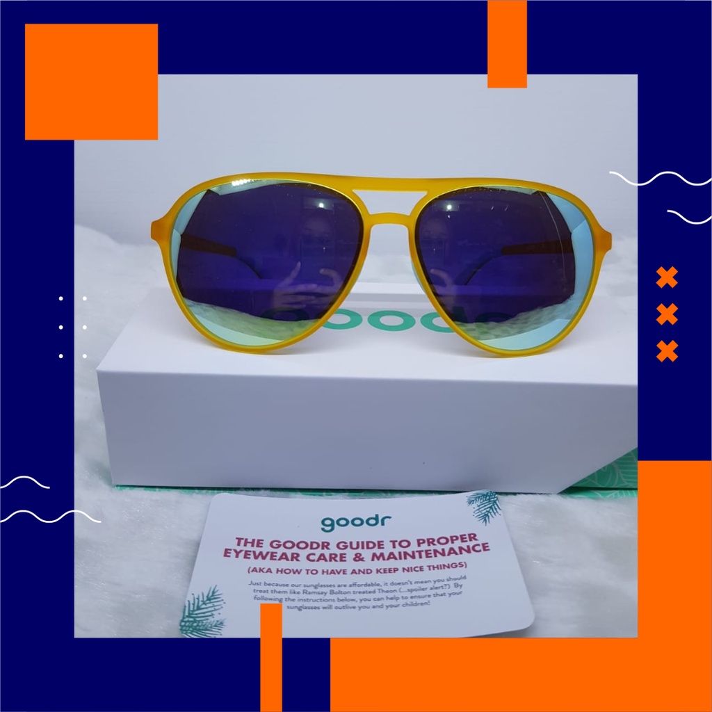 Jual GOODR SUNGLASSES MACH G - CHESSY FLIGHT ATTENDANT ON FACE Kacamata ...