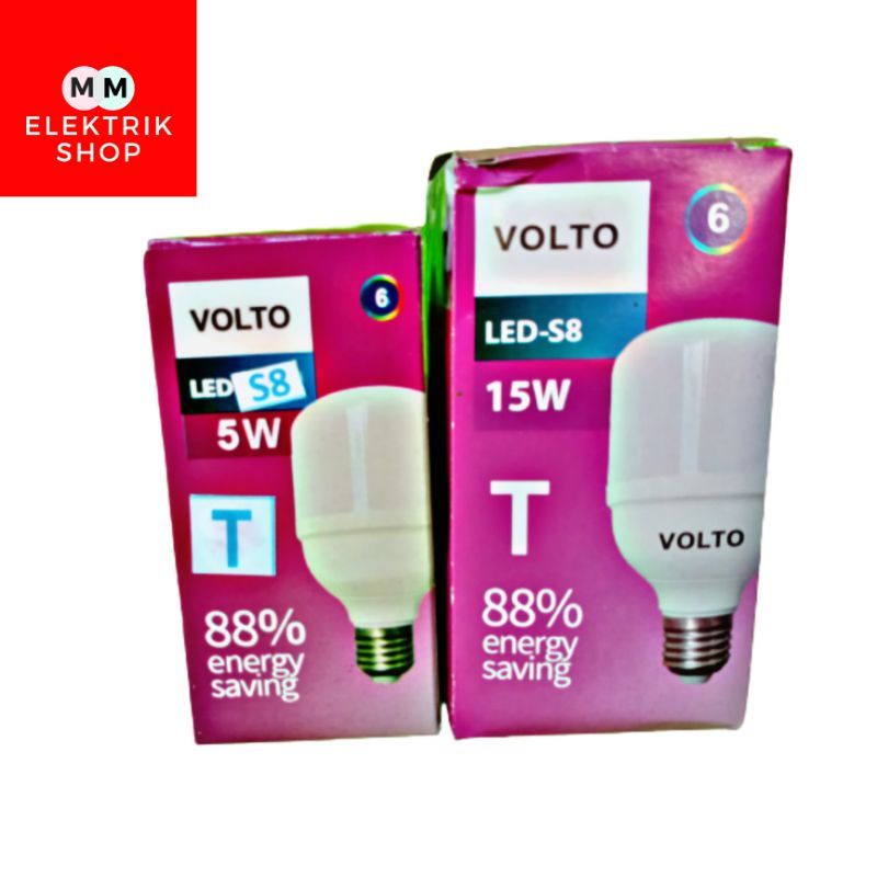 Jual Lampu Led Kapsul 5Watt 15 Watt Daylight Putih Led VOLTO | Shopee ...
