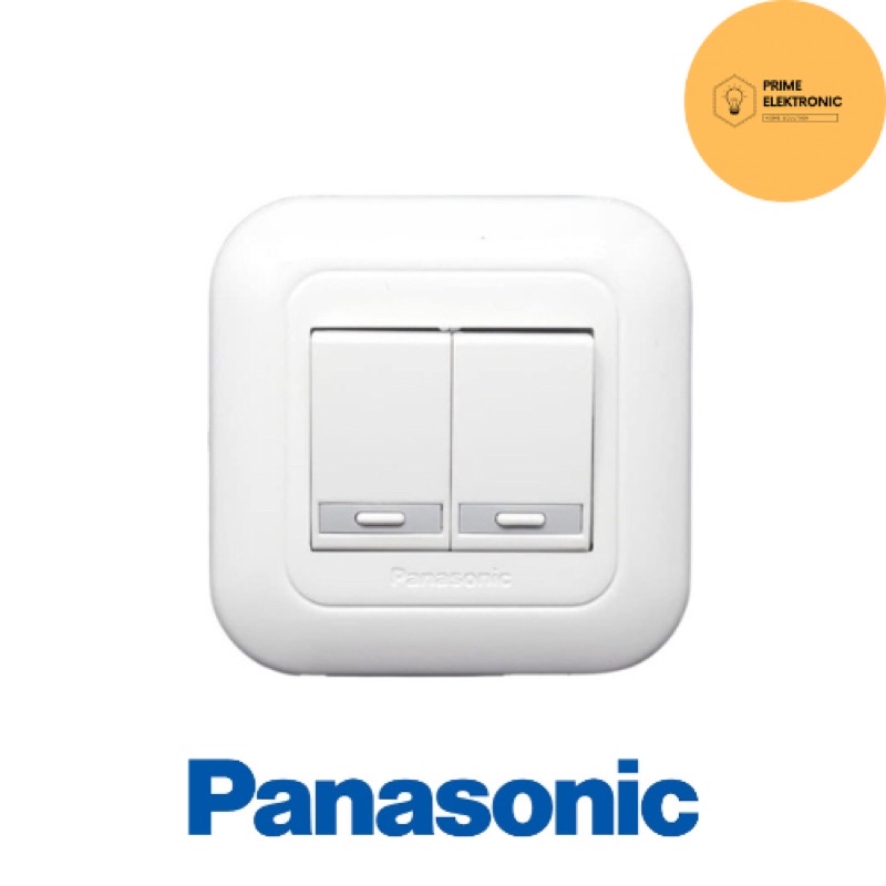 Jual SAKLAR SERI / SAKLAR GANDA KECIL PUTIH PANASONIC WEJ 78029 WEJ ...