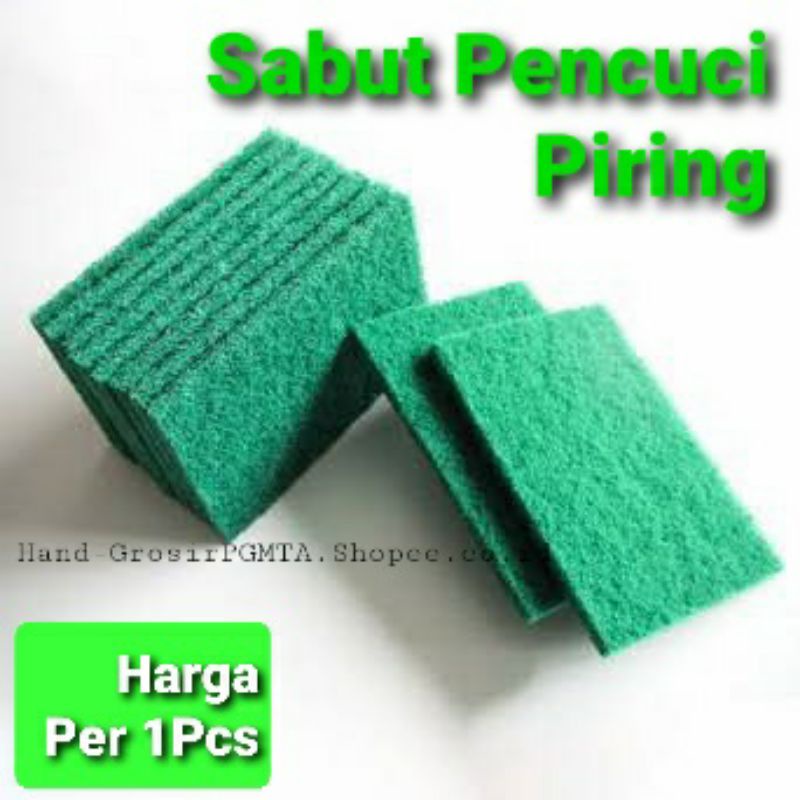 Jual Sabut Cuci Piring Spon Hijau (Harga Satuan per 1 Pcs) | Shopee ...