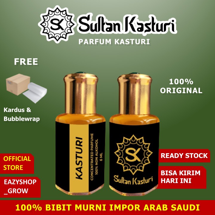 Jual [COD] 100% Sultan Kasturi Parfum Sholat Kasturi Minyak Wangi Kasturi Original Sultan ...