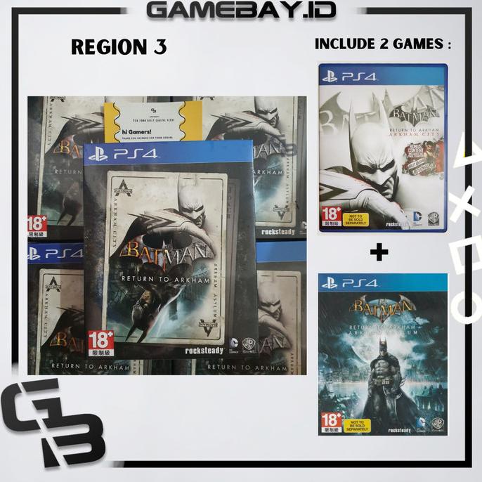 Jual Ps4 Batman Return to Arkham (2 games : Return to Arkham City ...