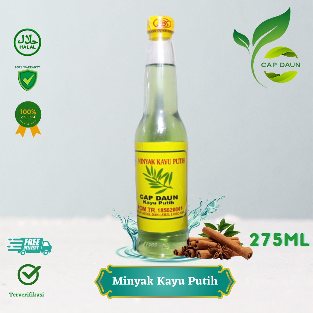 Jual Minyak Kayu Putih Cap Daun / Minyak Ekaliptus Cap Daun/ Eucalyptus ...