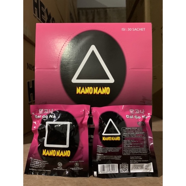 Jual Permen Nano Nano Rasa Dalgona Kemasan Sachet isi 5 butir | Shopee ...