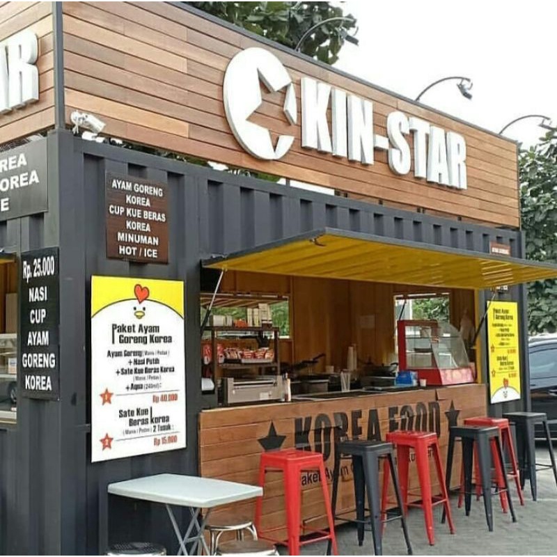 Jual Booth Container Semi / Booth Minuman | Shopee Indonesia