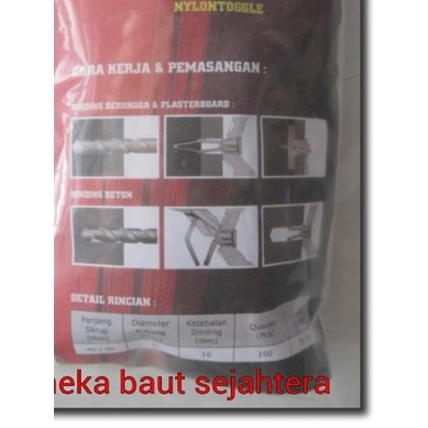 Jual Nylon Toggle TS-10 "Top Speed" (Pack 100 pcs) | Shopee Indonesia