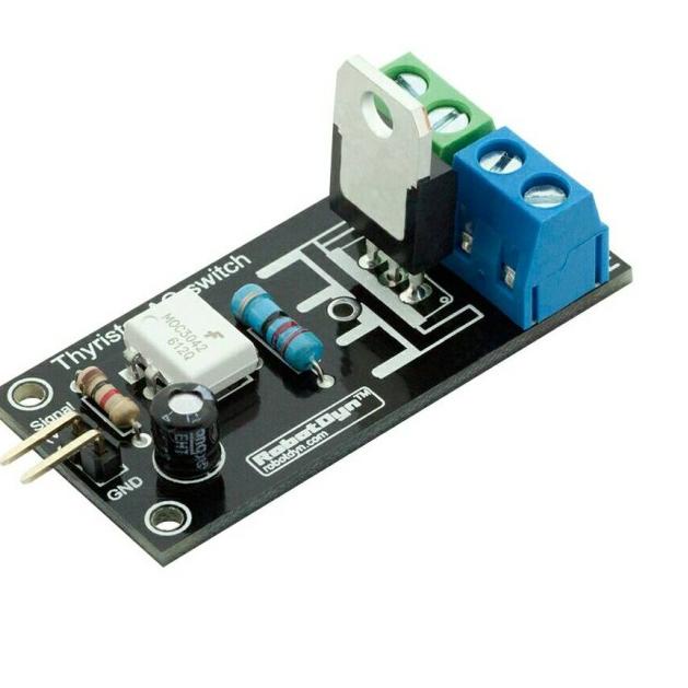 Jual Thyristor AC Switch Relay 220V AC 10A Max 3.3V & 5V logic for ...
