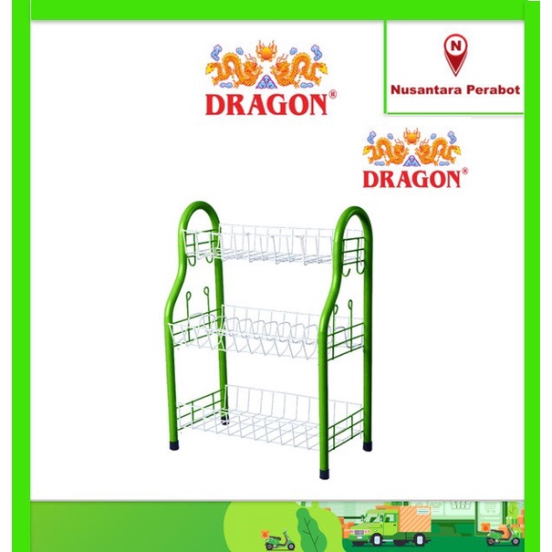 Jual Rak Piring Dragon Rak Piring 3 Susun (Anti Karat) | Shopee Indonesia