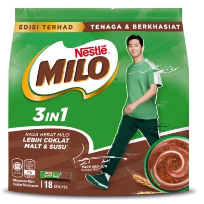 Jual NESTLE MILO x Park Seo-Jun (Stick Packs) BUNDLE isi4 FREE GIFT | Shopee Indonesia