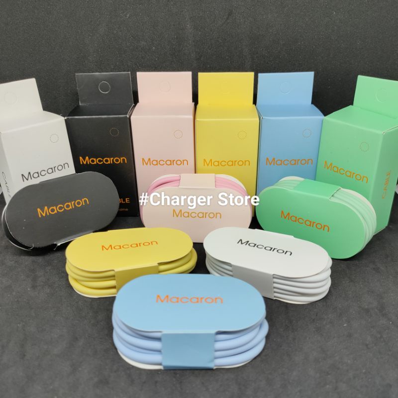Jual Kabel Data Type C Macaron Fast Charging Premium Cable Warna ...