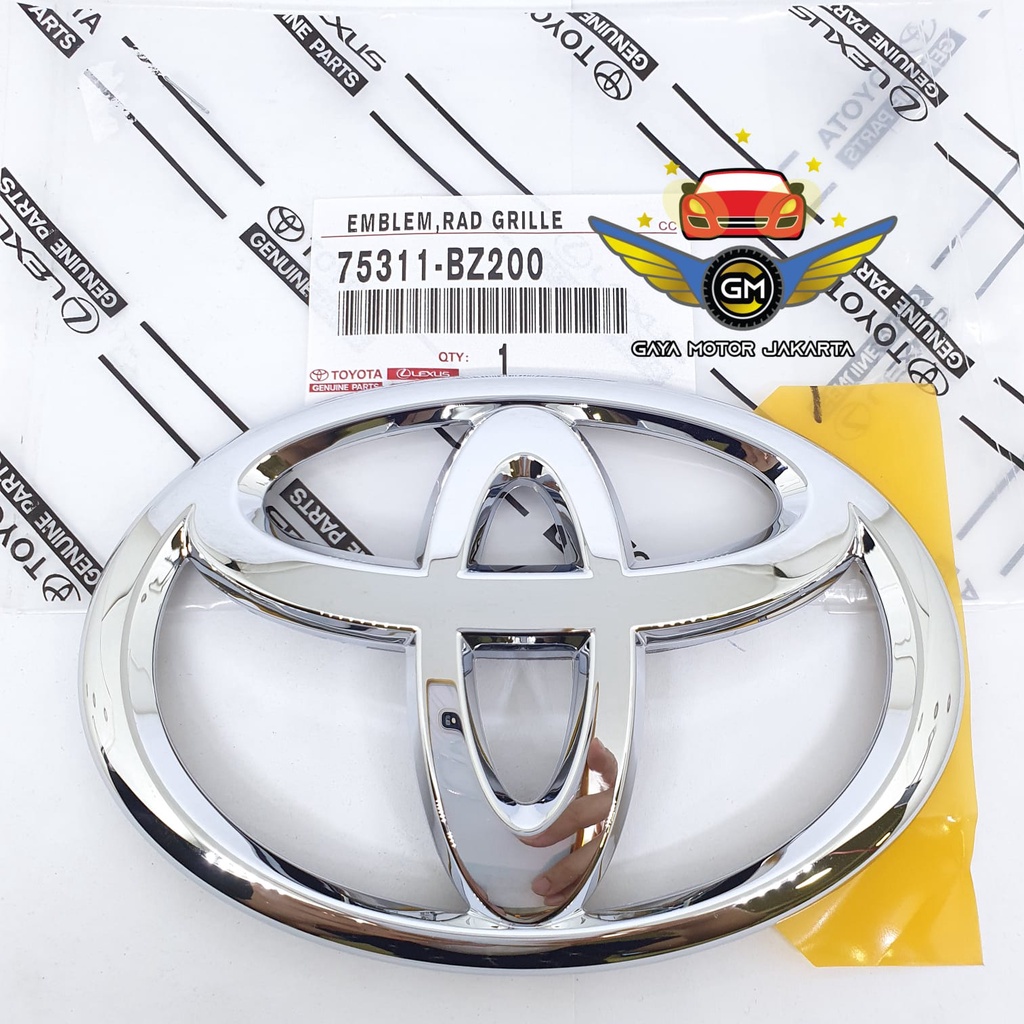 Jual Emblem Logo Toyota Pintu Bagasi-Belakang All New Avanza 75311 ...
