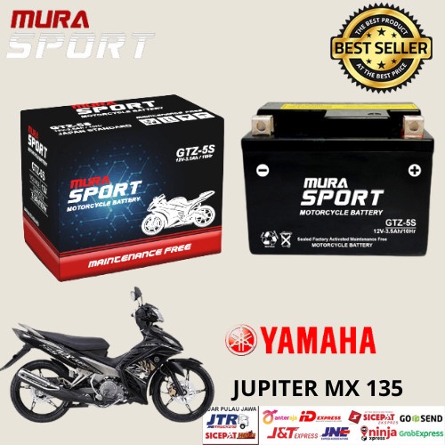 Jual AKI MOTOR KERING MURAH YAMAHA JUPITER MX 135 BERKUALITAS | Shopee Indonesia