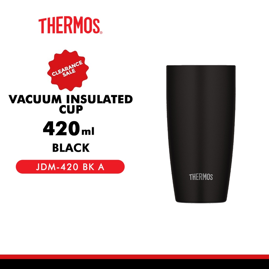 Jual Clearance Item - Vacuum Insulated Cup 420ml - Black (JDM-420 BK A) | Shopee Indonesia
