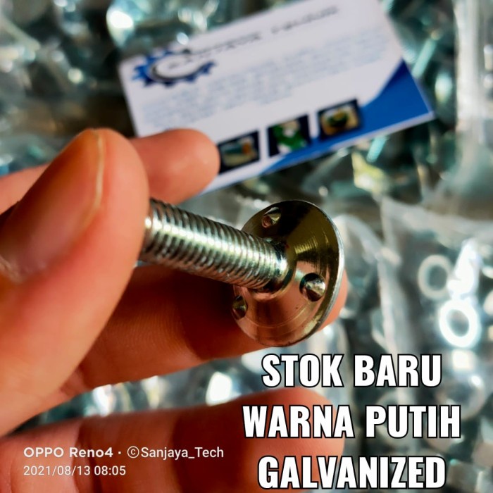 Jual Baut Bucket Elevator M8 x 30mm Uero Bolt Kuning | Shopee Indonesia