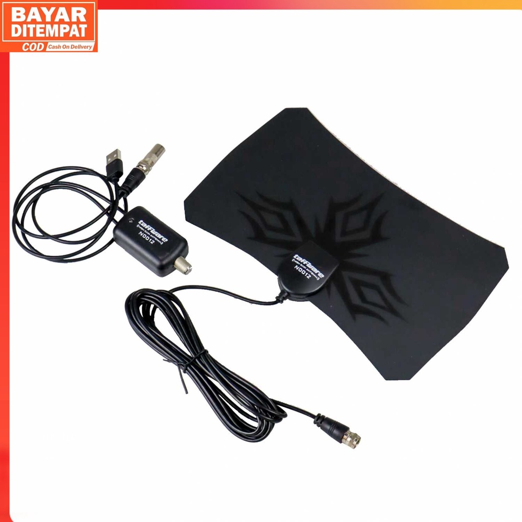 Jual ( 100% ORI ) Taffware Antena TV Digital Indoor DVB-T2 28dB Signal ...