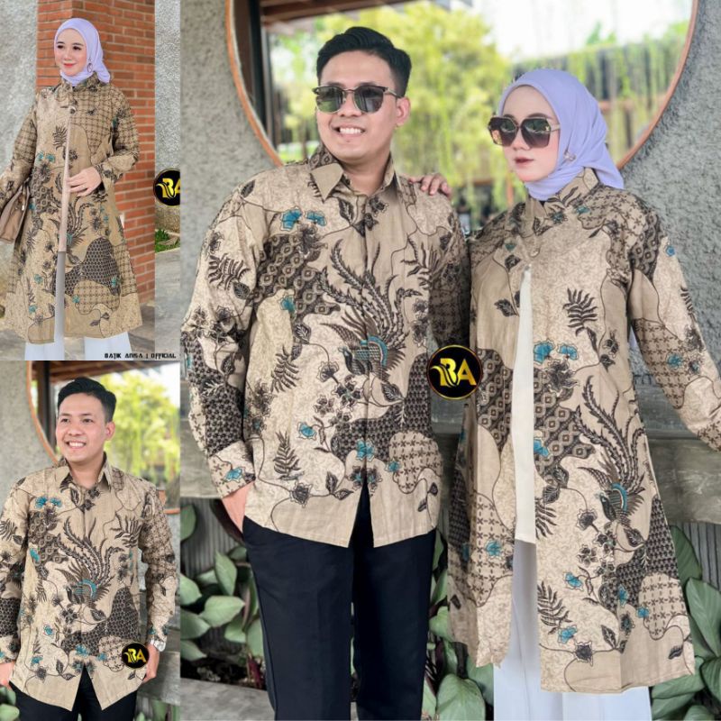 Jual Batik Couple Batik Couple Modern Batik Tunik Couple Baju Batik ...