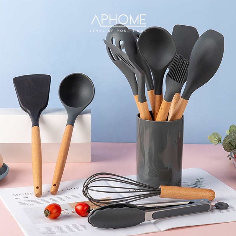Jual APHOME Alat Masak Silicone Dapur Paket Kitchen Utensils Set Dengan ...