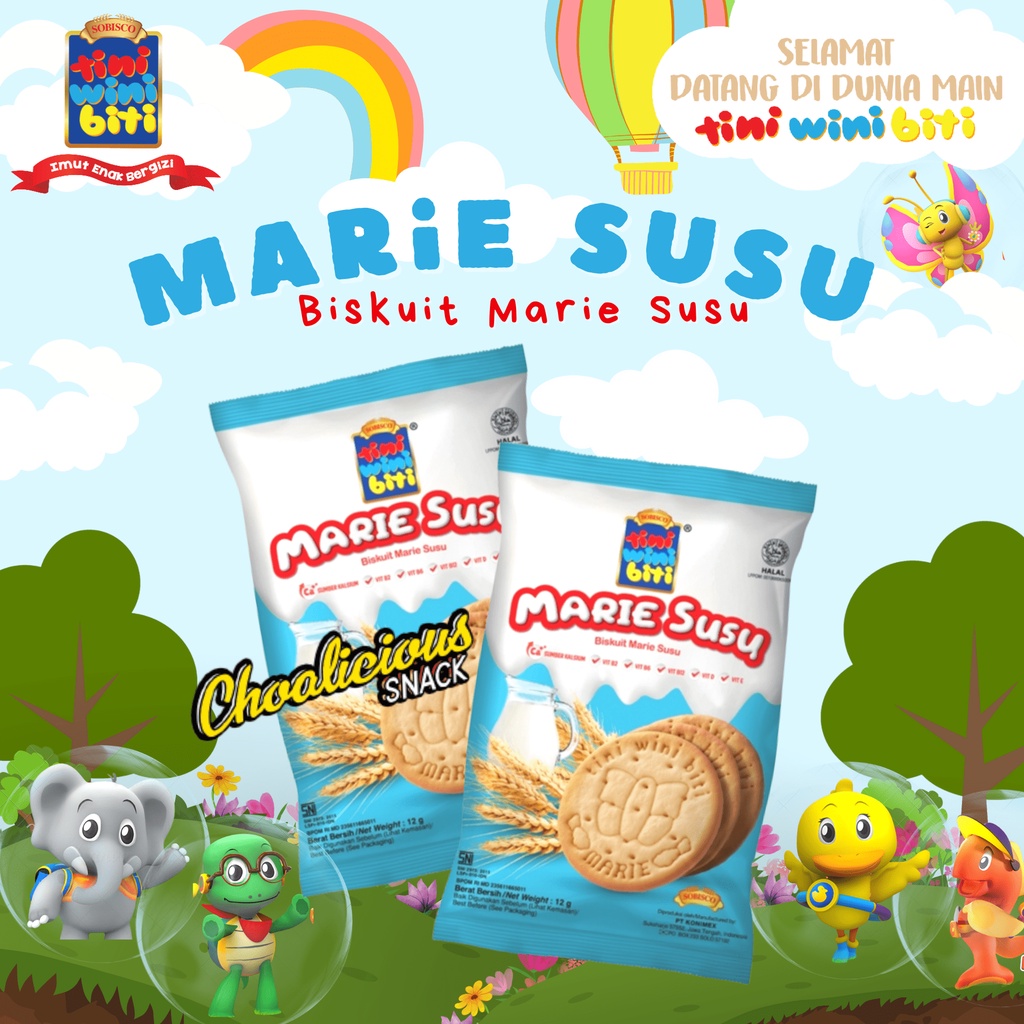 Jual TINI WINI BITI Marie Biskuit Marie Susu @12gram | Shopee Indonesia